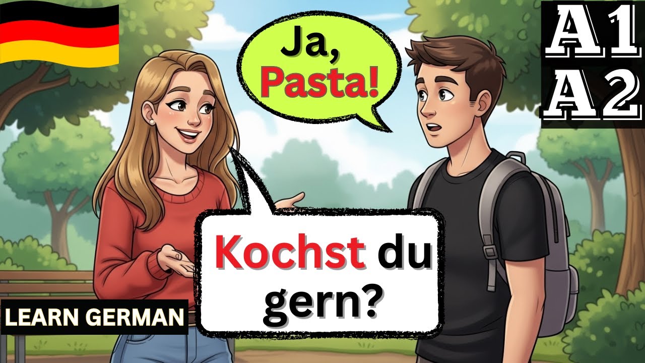 Easy German A1-A2 Conversation 💬 | Talking About Hobbies in German ...
