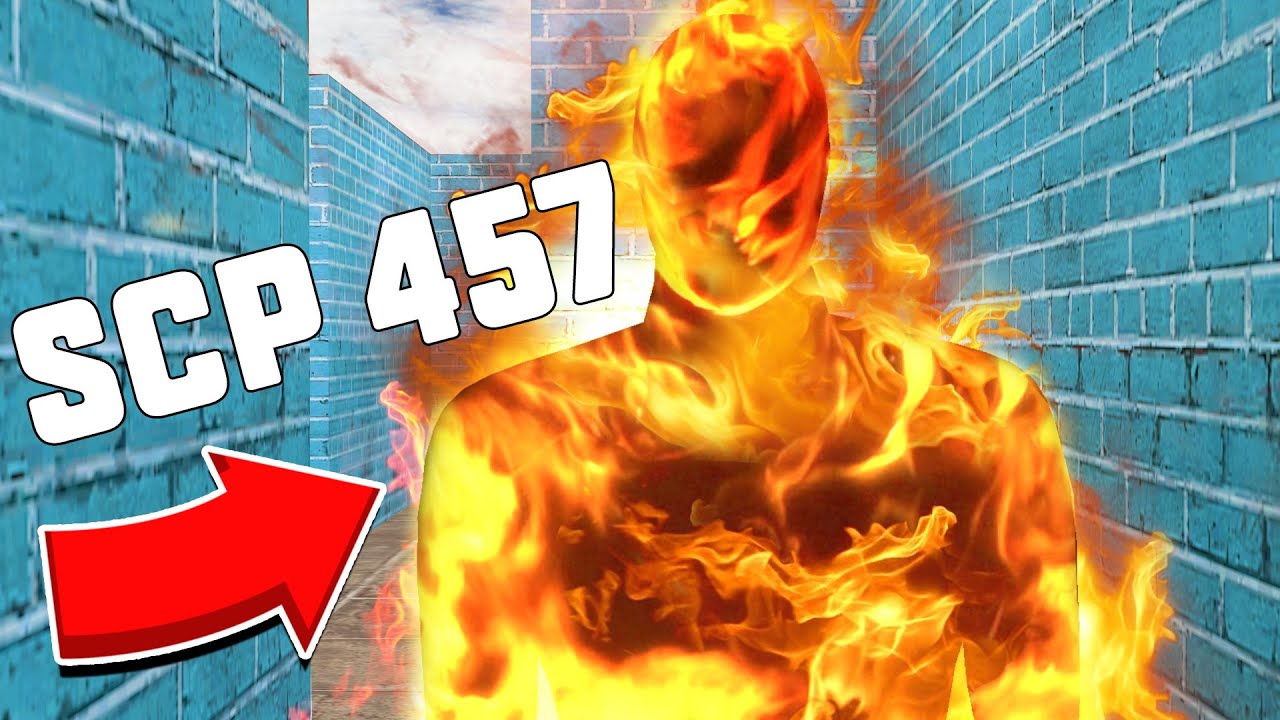 SCP 457 ГОРЯЩИЙ ЧЕЛОВЕК В ЛАБИРИНТЕ! SCP В ЛАБИРИНТЕ! - YouTube