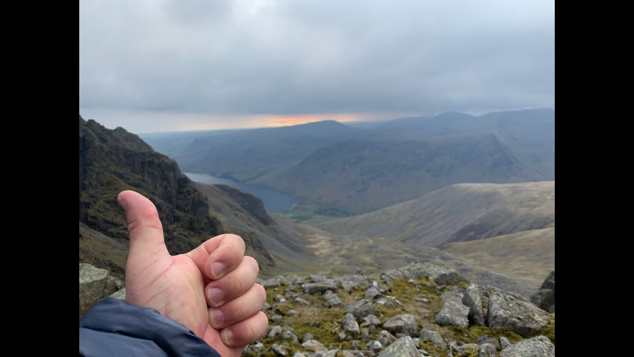 Scafell Pike Summit! Highest Point in England! - YouTube
