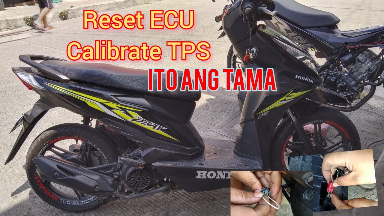 honda beat fi ecu reset and tps calibration | ito ang tamang pag reset ...