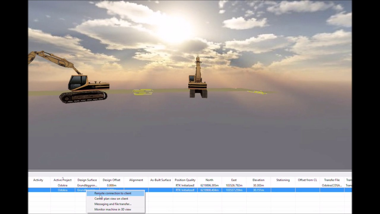 Topcon Sitelink live. - YouTube