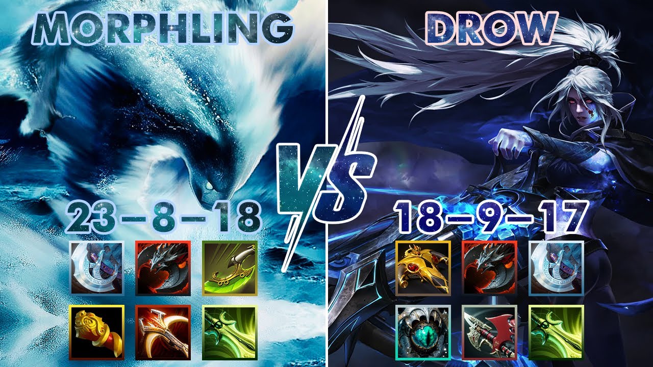 Flow vs Bow | Morphling vs Drow Ranger - YouTube