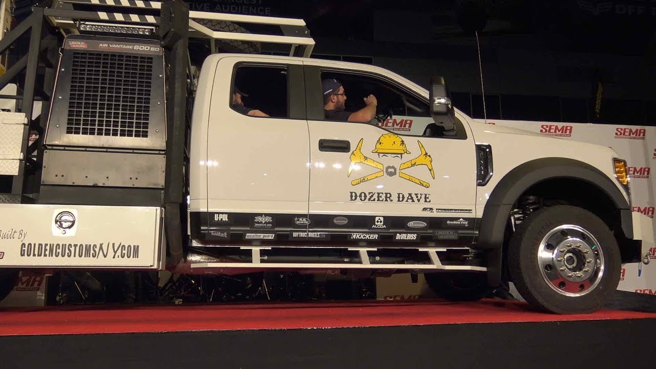Golden Customs builds an F550 for Dozer Dave from the TV show “Gold ...