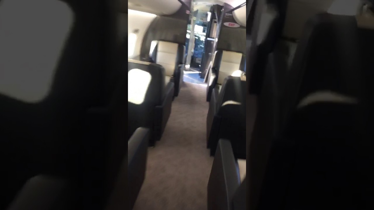 CRJ-200 Private Jet Interior custom VIP - YouTube