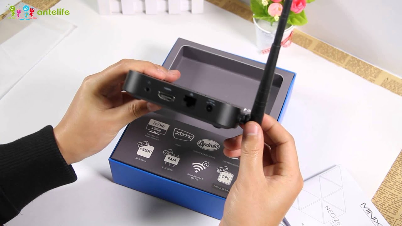 MINIX NEO Z64 Android TV BOX UnBoxing - YouTube
