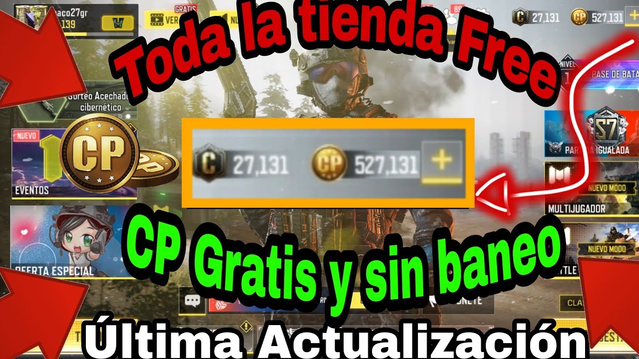 Como conseguir monedas CP Cod points en cod mobile, truco para ...