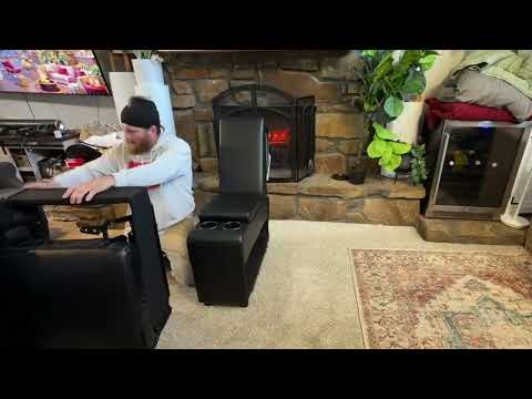 MANBUR recliner loveseat assembly video