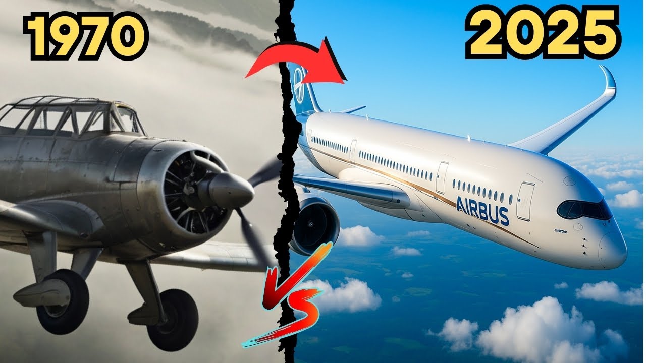 ️🚀 Airbus Evolution (1970–2025) – From A300 to SkyStream Futureliner ...