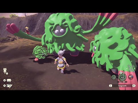 Shiny Alpha Tangrowth Encounter | Pokemon Legends Arceus - YouTube