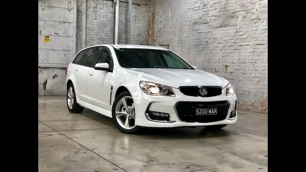 2015 Holden Commodore VF MY15 SV6 Sportwagon White 6 Speed Sports ...