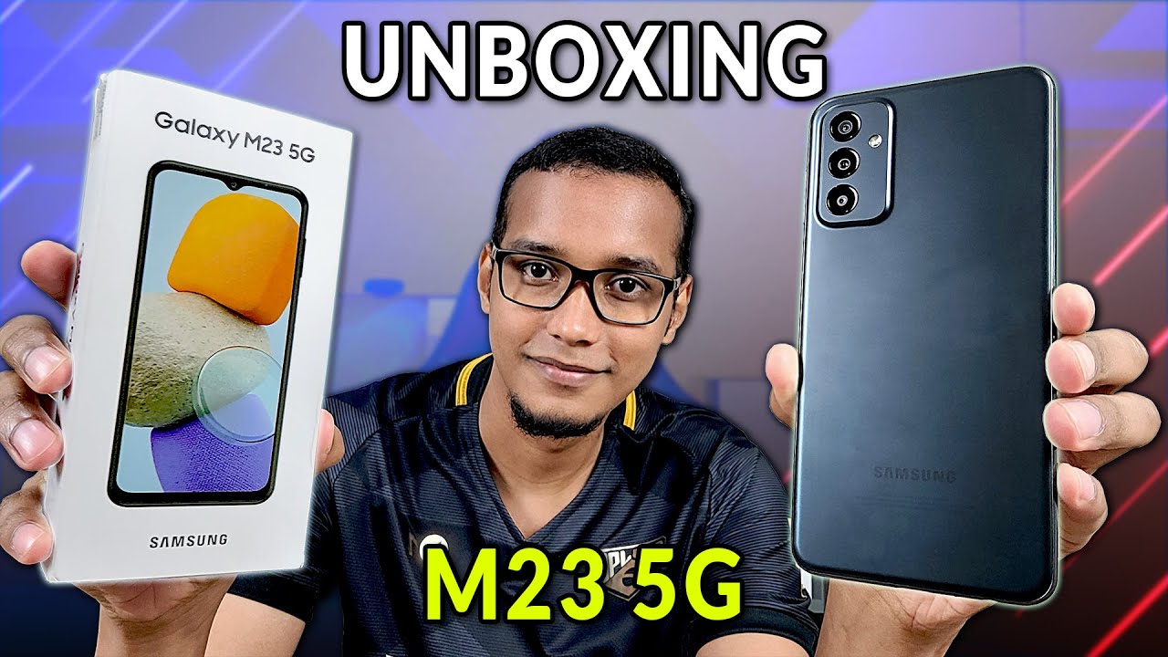 Unboxing GALAXY M23, ÓTIMO Custo-Benefício, Tela 120Hz, 5G, NFC ...