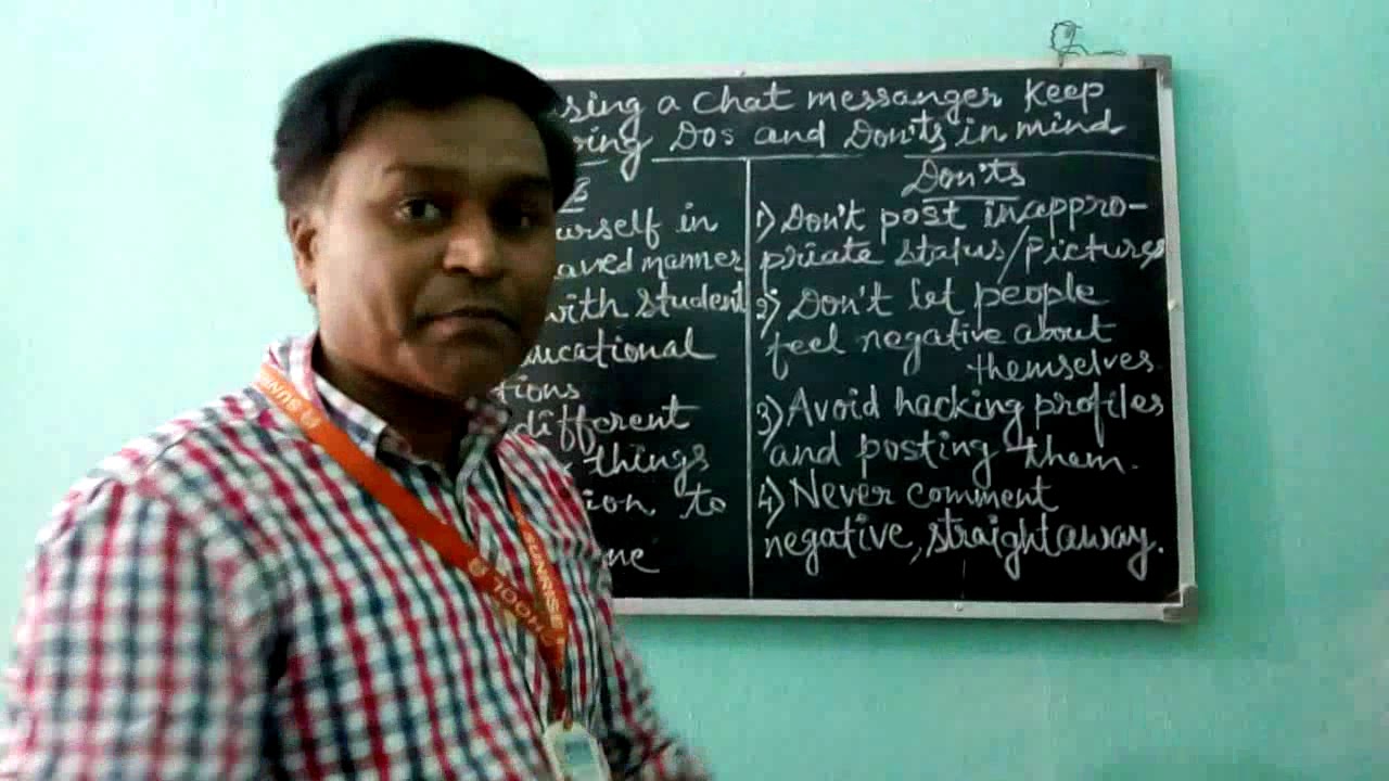 Computer I Class 10 I Using Chat messanger keep Dos & Don'ts in mind ...