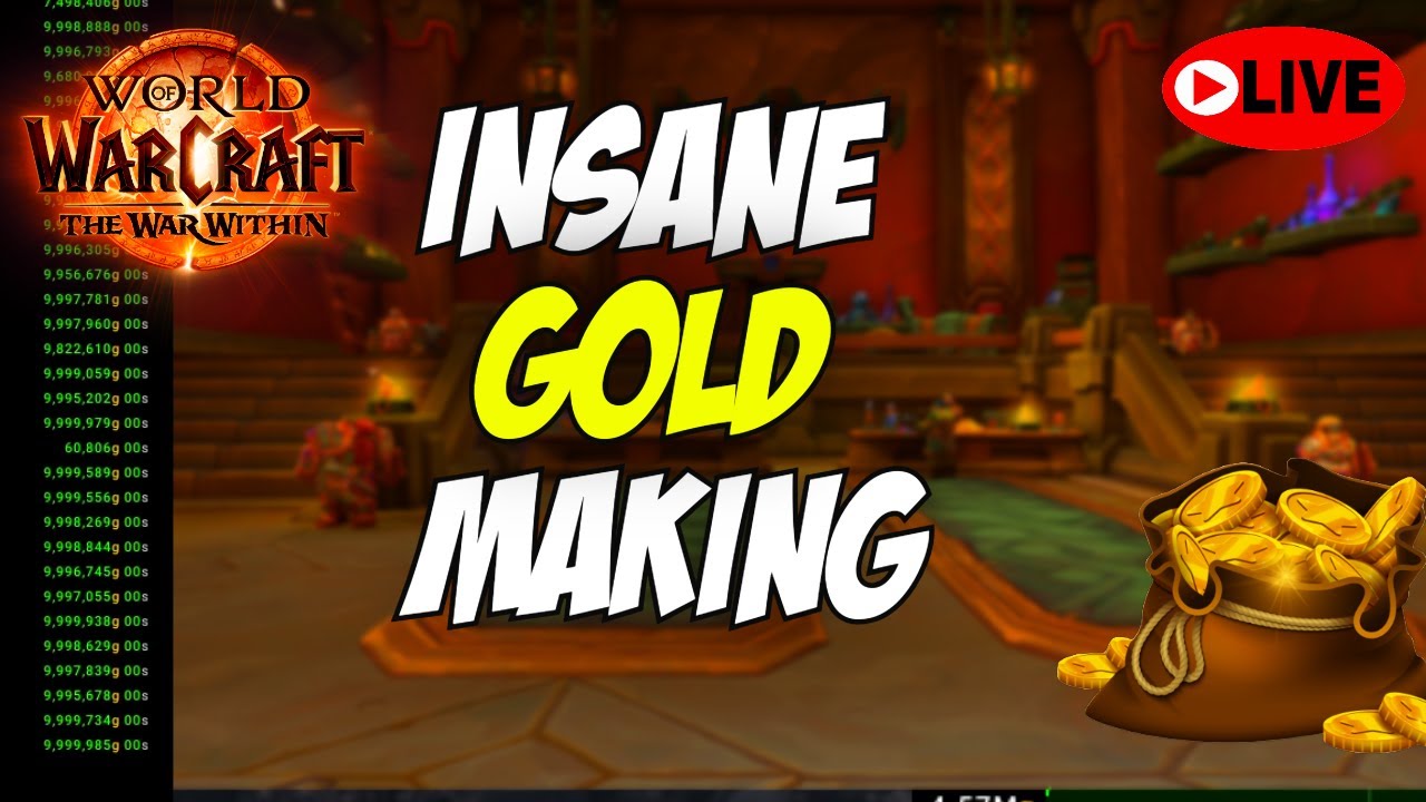 10,000,000 Gold GIVEAWAY - Insane WoW Gold Farm and Goldmaking - YouTube