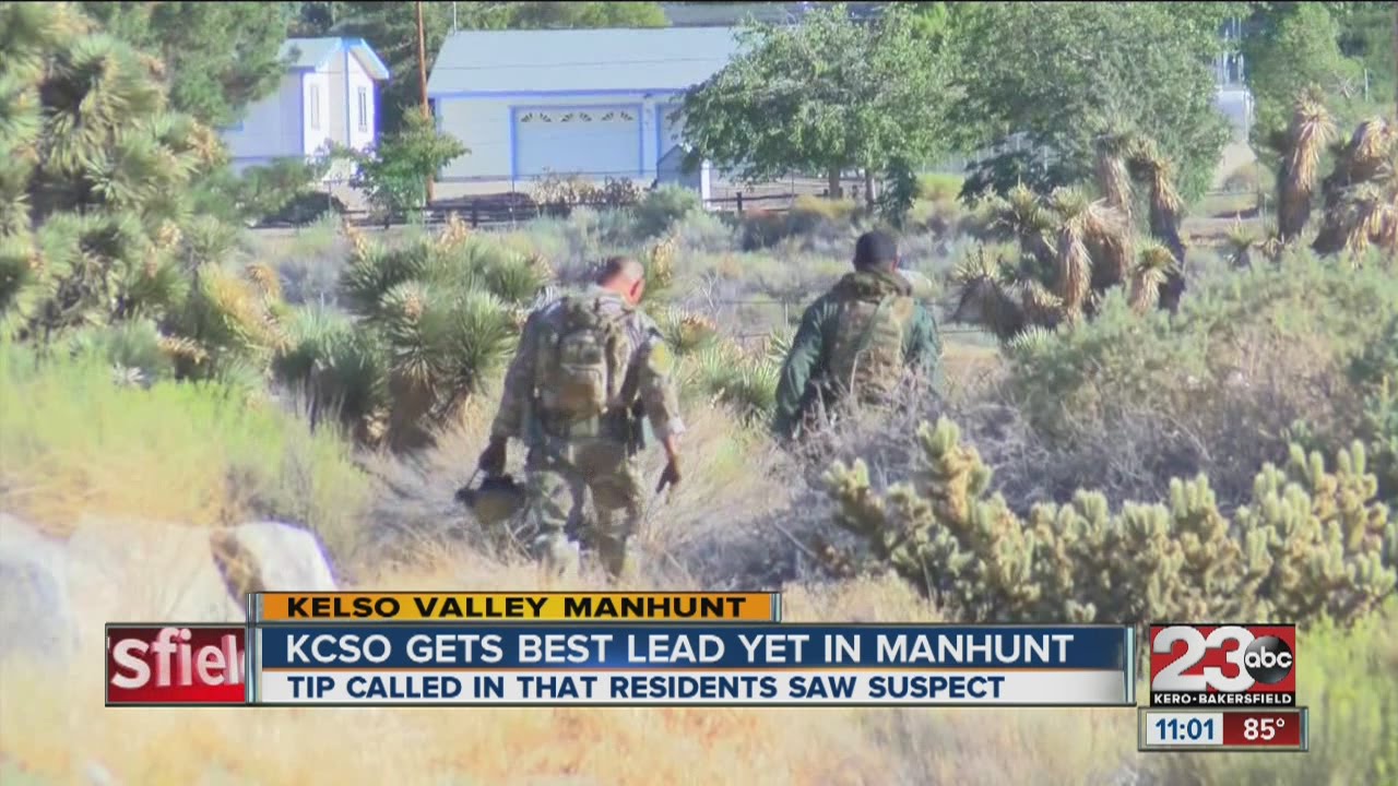 KCSO Gets Best Lead in Manhunt - YouTube