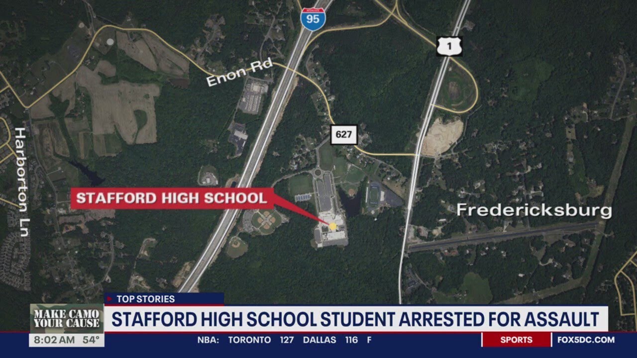 Stafford High School student airlifted to hospital - YouTube