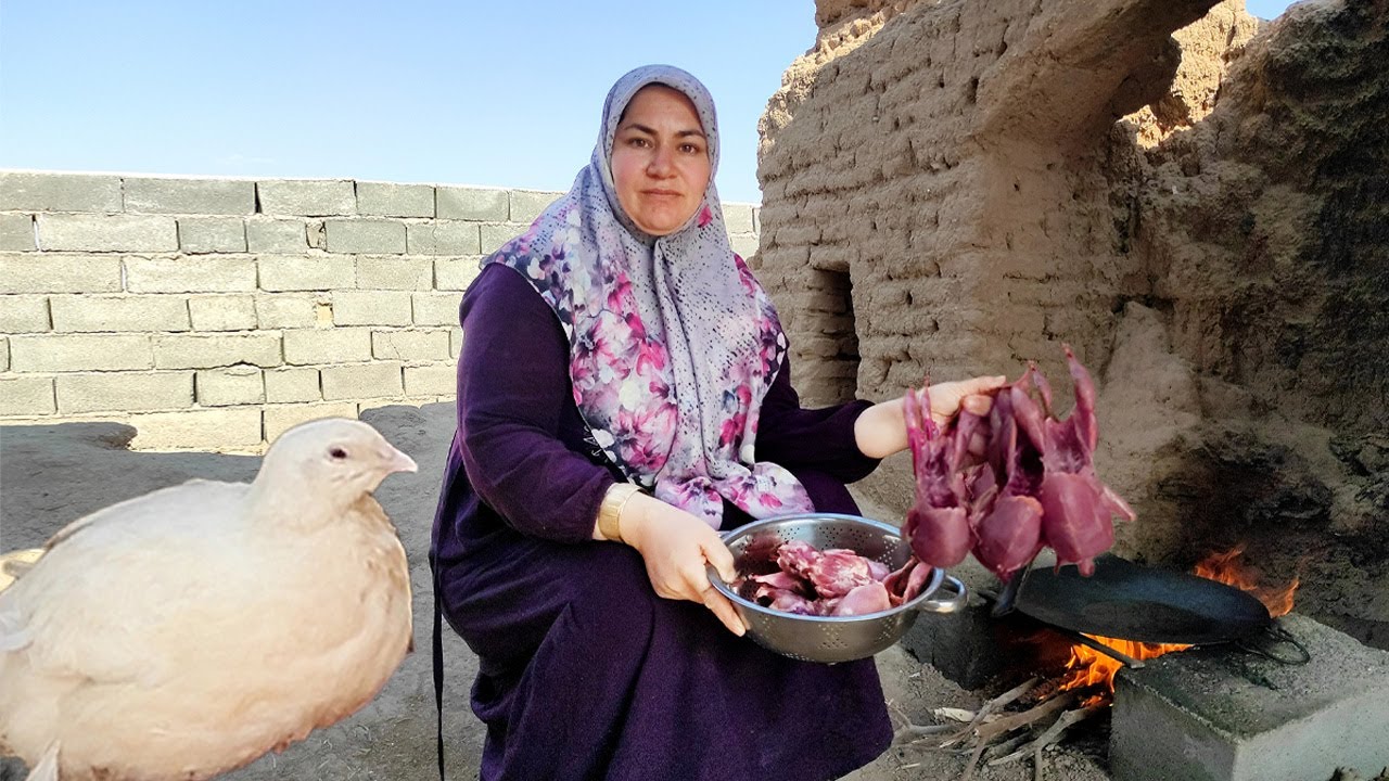 Traditional Nomadic Cooking: Quail Stew Over a Wood Fire | Simple and ...