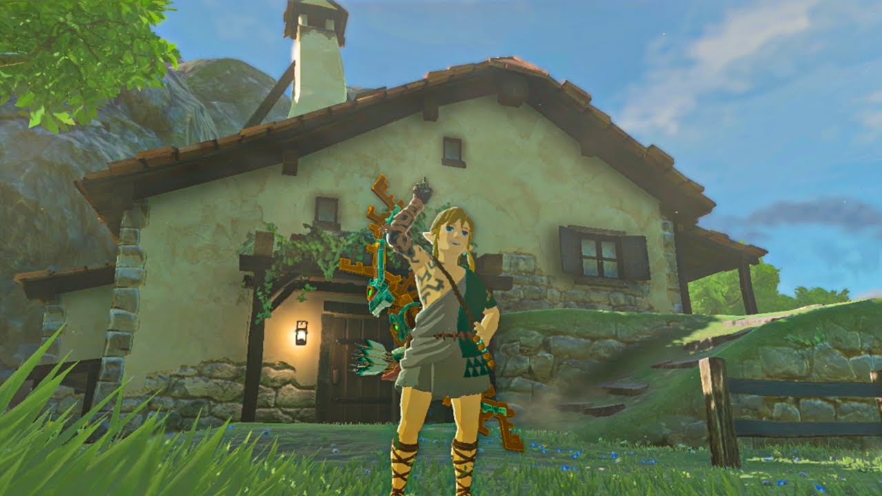 Visiting Links house for the first time in Zelda Tears of the Kingdom ...