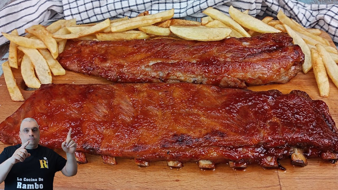 Salsa BBQ.💥Costillas de Cerdo al Horno Con SALSA Barbacoa Casera ...