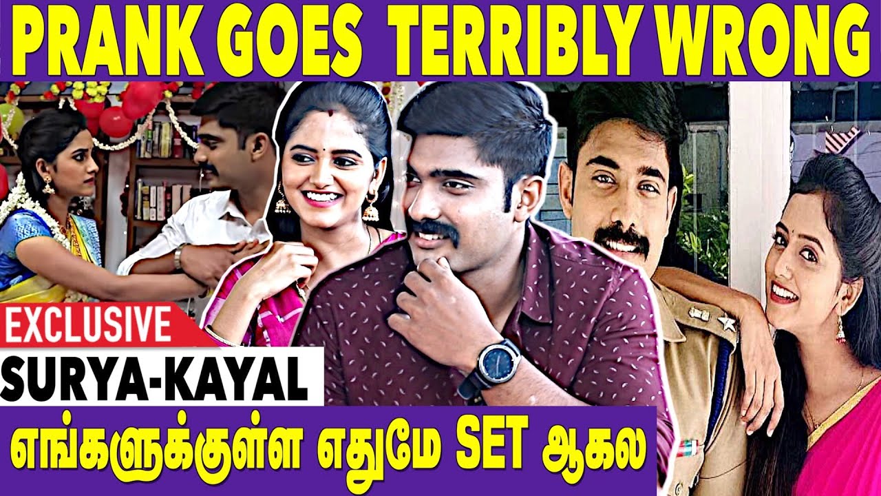 Prank On Sillunu Oru Kaadhal Pair | Sameer Ahamathu | Darshini Gowda | Colors Tamil | Aadhan ...