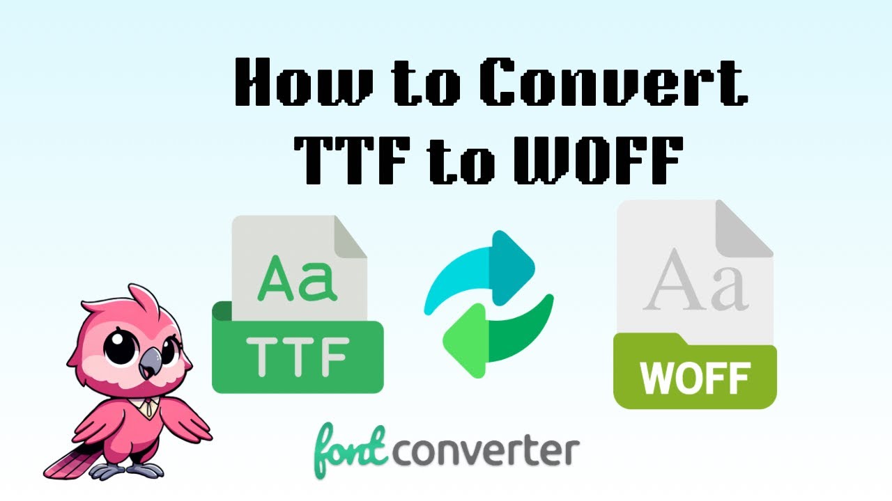 How to Convert TTF to WOFF (Simple Guide) - YouTube