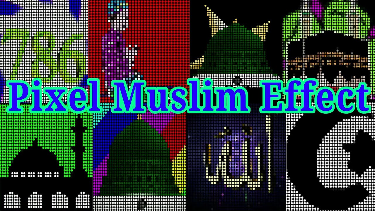Muslim Free effect Collection 786 pixel led effect - YouTube