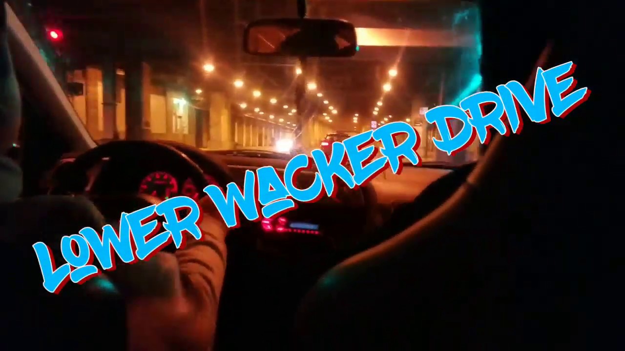 Chicago Lower Wacker Drive. Cops bust the meet and crash - YouTube
