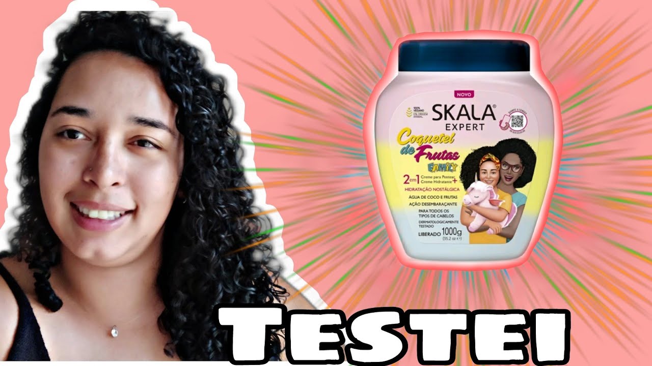 TESTEI O NOVO SKALA COQUETEL DE FRUTAS FAMILY !! - YouTube