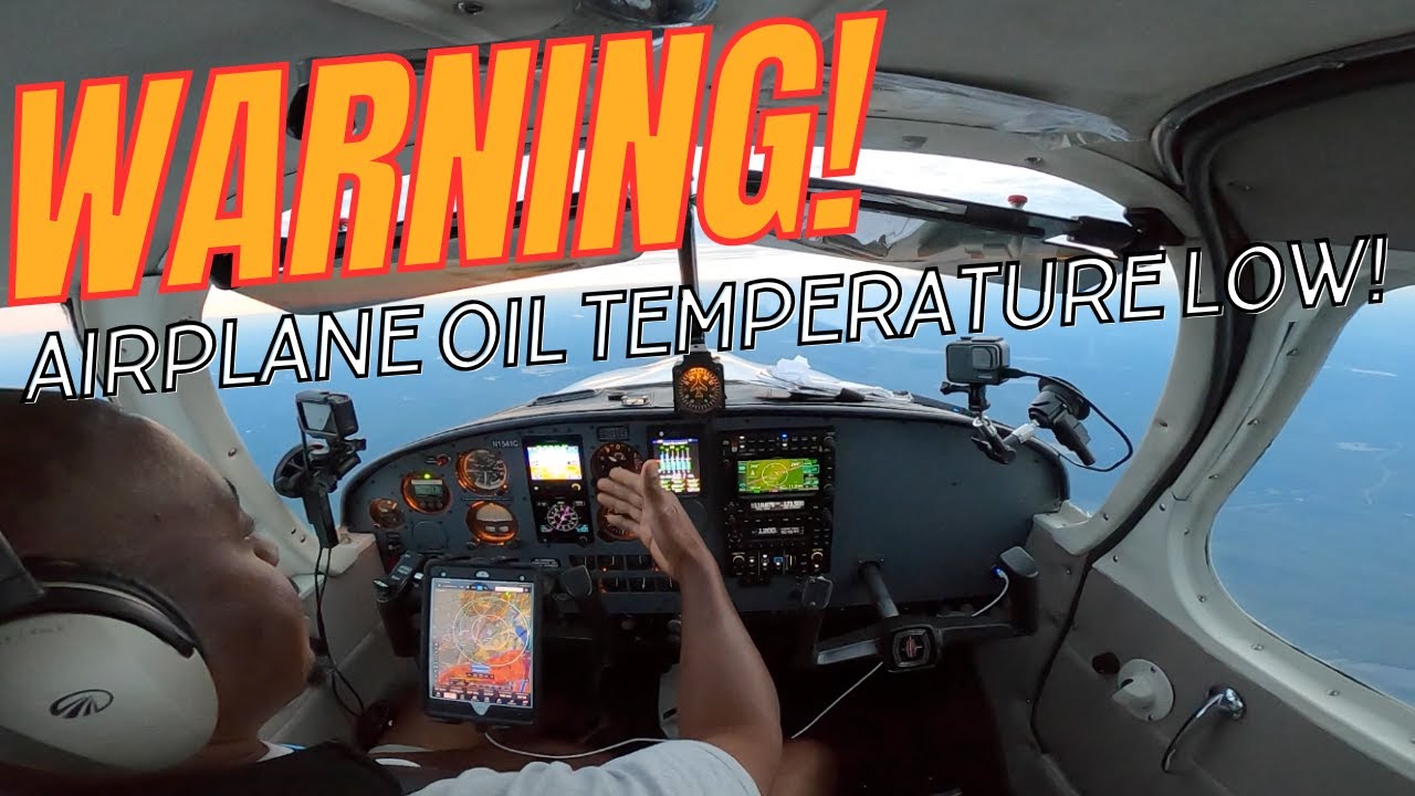 WARNING! Airplane oil temperature LOW! - YouTube