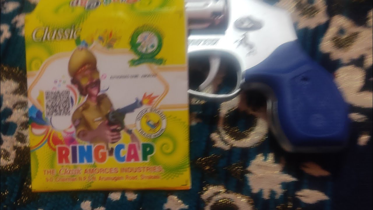 Ring Cap Toy Gun - YouTube