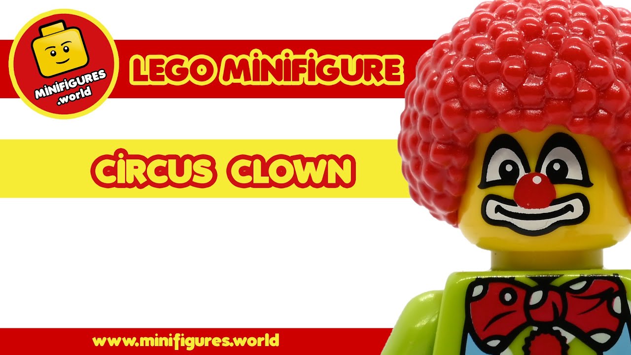 🤡 LEGO minifigure: Circus Clown (col004) 🤡 [SERIES 1 - CLOWN] - YouTube