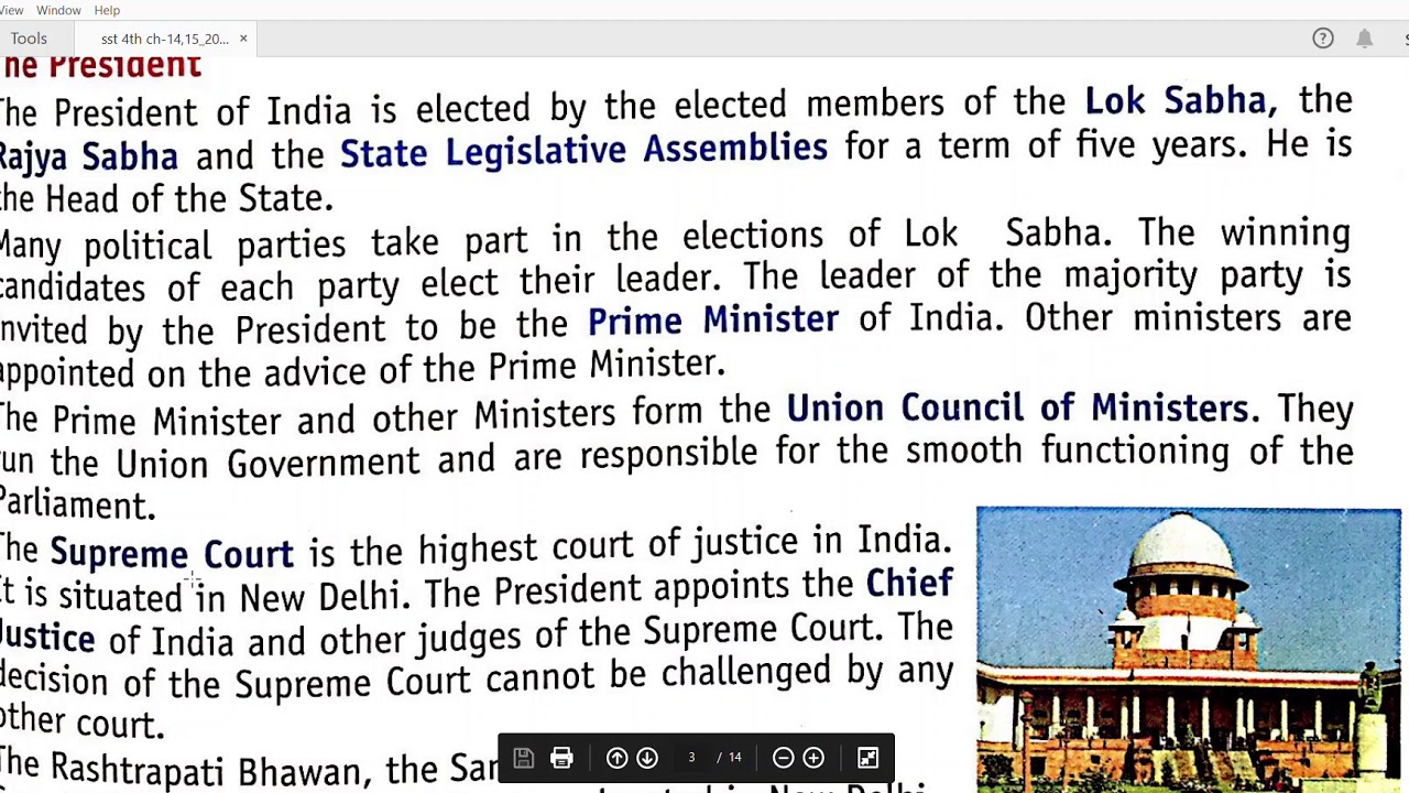 Grade-4 Social Science Chapter-14 : Our Government - YouTube