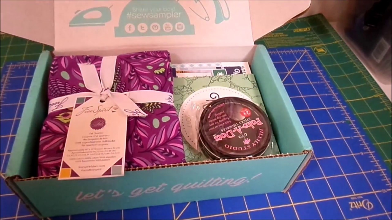 October 2017 Sew Sampler Box Unboxing YouTube october-2017-sew-sampler-box-unboxing-youtube