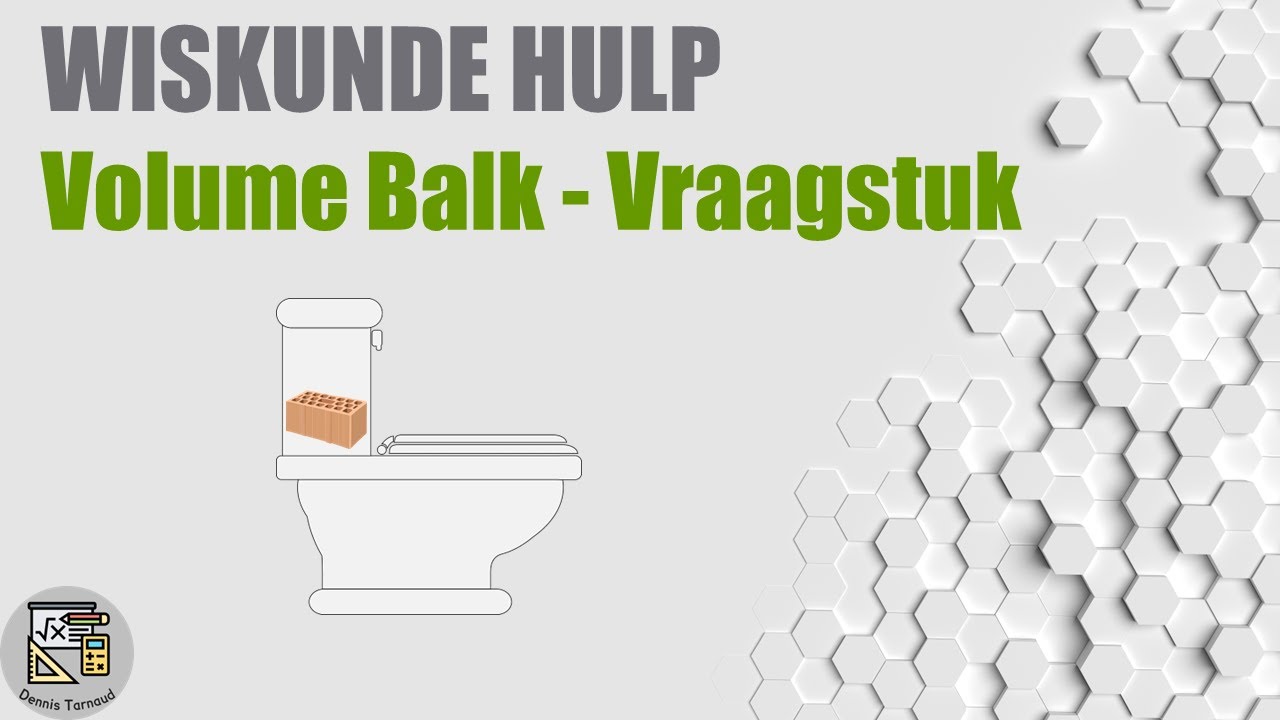 Vraagstuk: volume van een Balk - YouTube