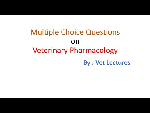 Multiple Choice Questions (MCQ) on Veterinary Pharmacology (Part-2) #vet #icar #mcq #veterinary ...