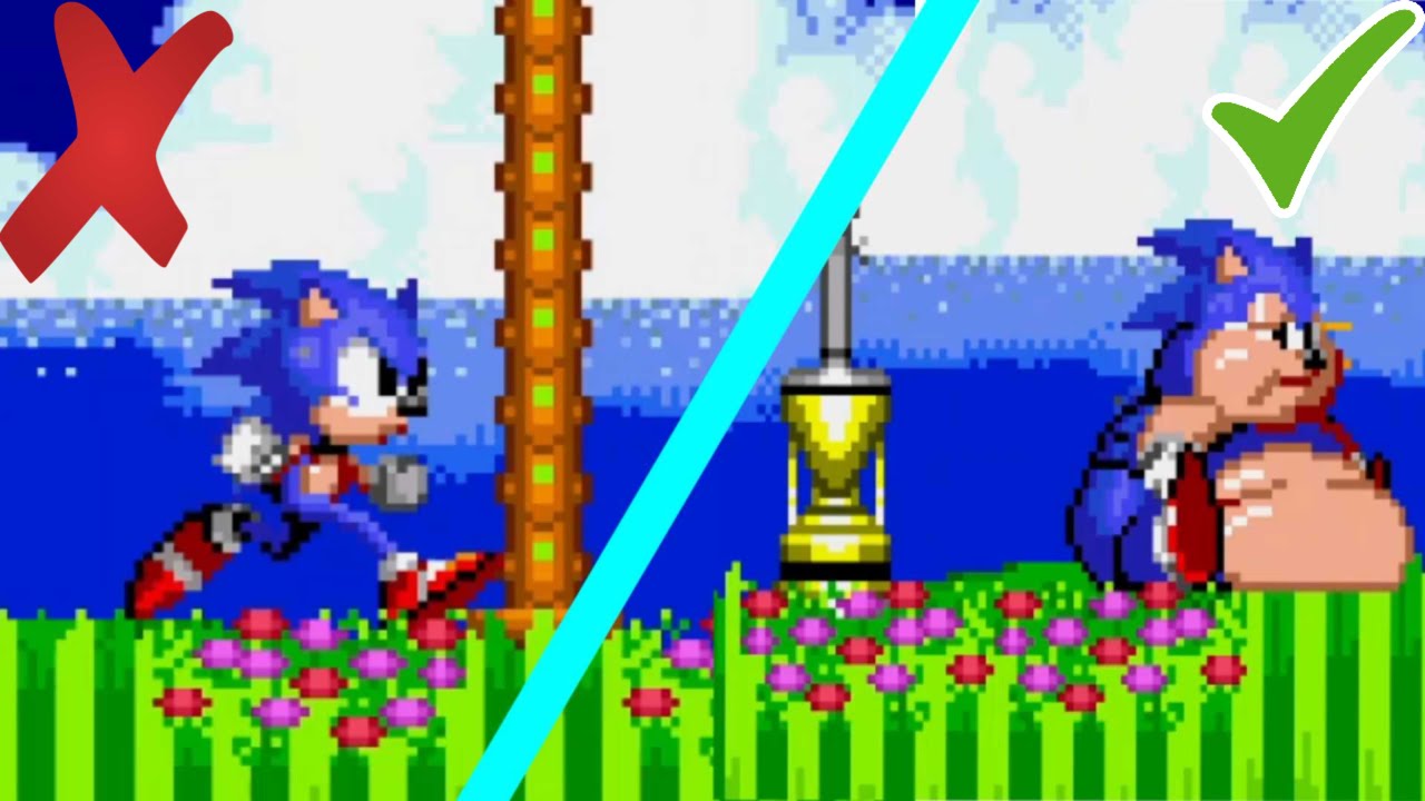 Sonic 2 XL (Sonic Fat Mod) | Sonic Rom Hacks - YouTube