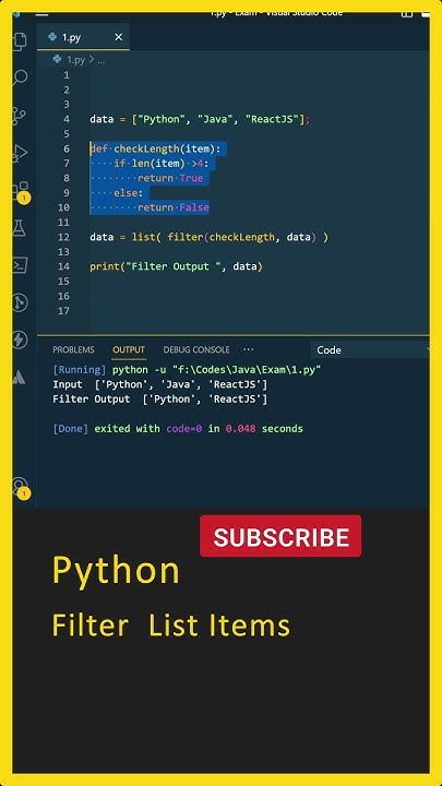 Python for Beginners, Python Lists Filter, Python Interview Questions, Python Telugu Python ...