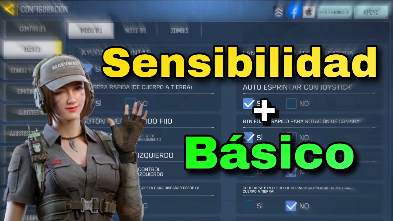 Configuración de sensibilidad y básico para Call of Duty mobile😱😱😱 - YouTube