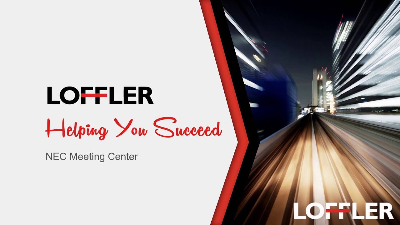 NEC Meeting Center Training - YouTube