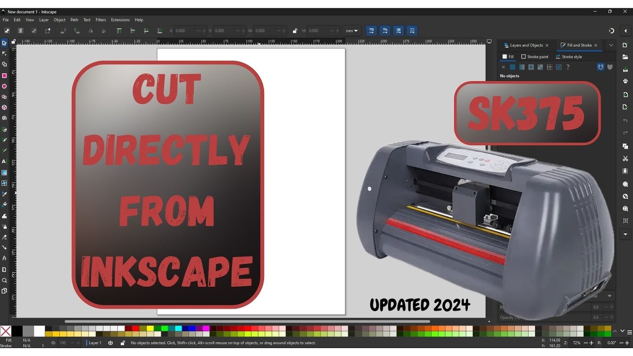 CUT DIRECTLY FROM INKSCAPE ON SK375 EBAY VINYL CUTTER PLOTTER (UPDATED ...