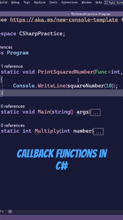 Callback Functions in C# (for JS devs learning C#) - YouTube