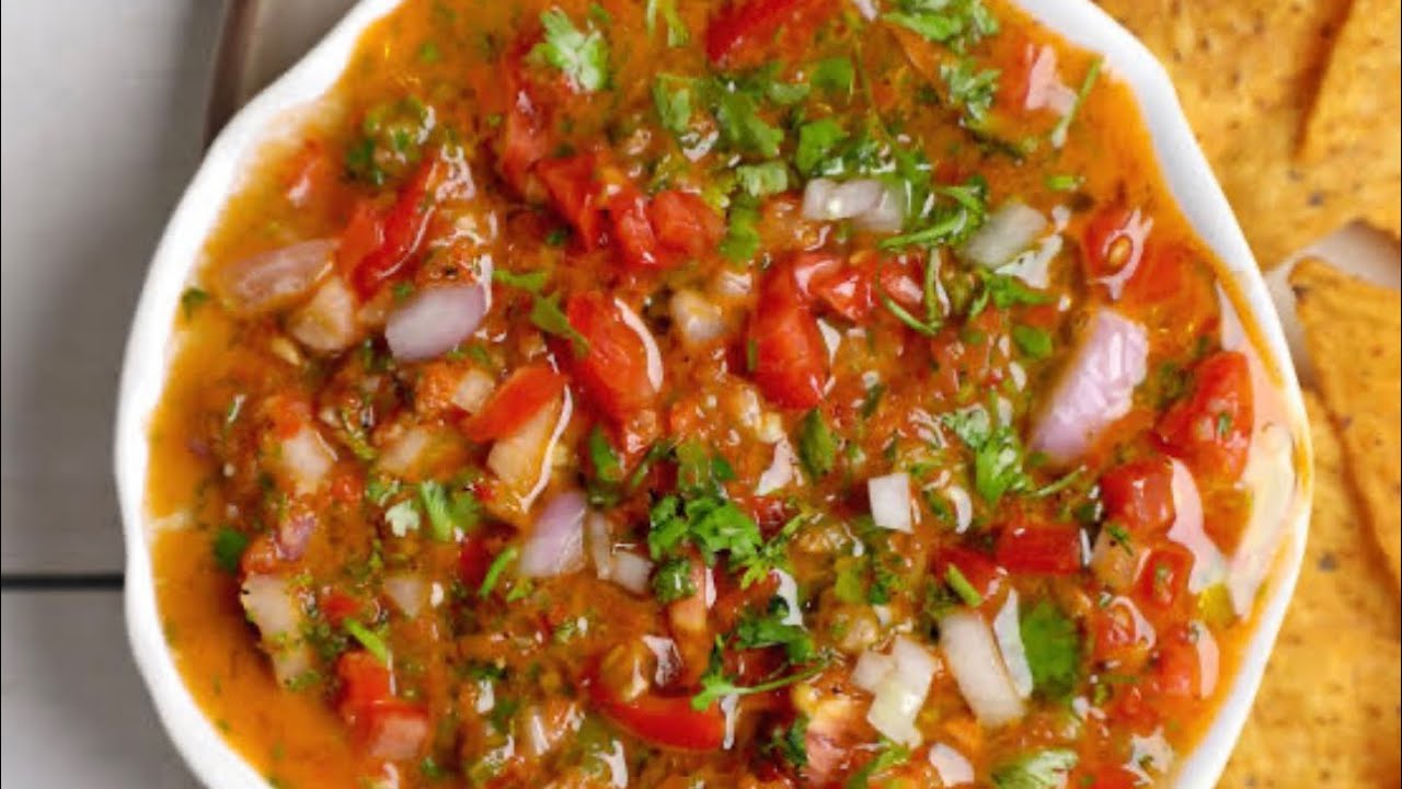 How to make Salsa sauce | Salsa recipe | Cooking video | Healthy salsa ...