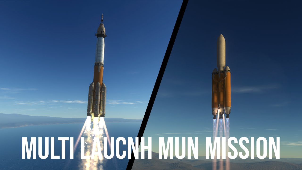 Multi-Launch Mun Mission | KSP - YouTube