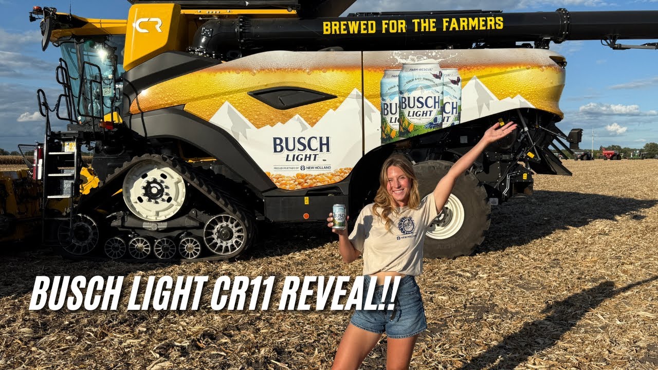 New Combine, New Look!! New Holland x Busch Light 🍺🚜 - YouTube