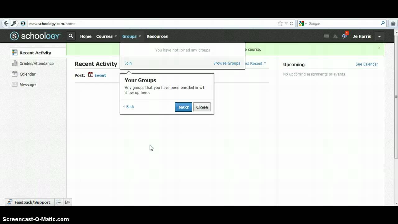 Schoology Sign Up Tutorial - YouTube