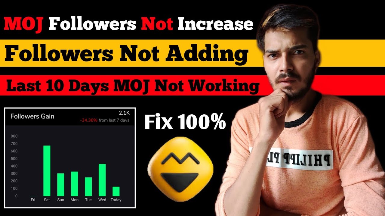Followers Not Increase And Not Adding Followers List In MOJ App | How ...