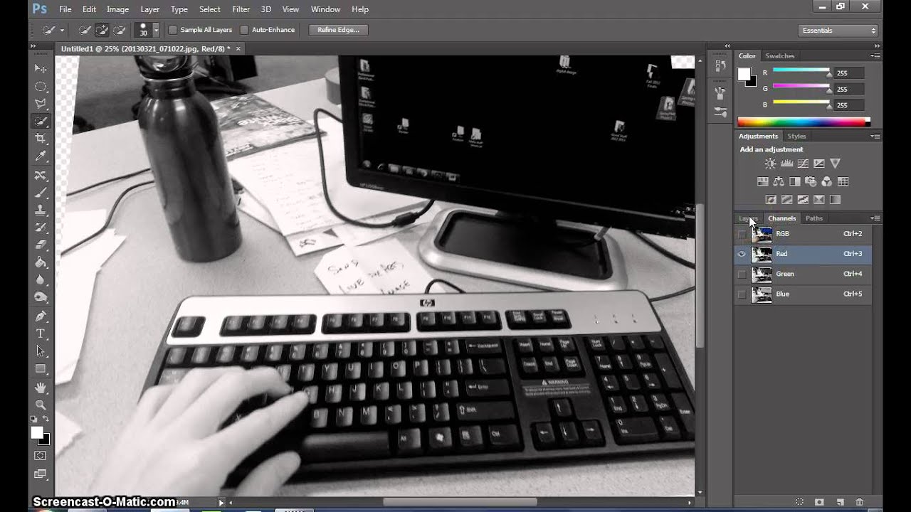 How to create the Harris Shutter Effect - YouTube