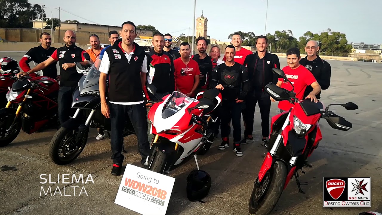 World Ducati Week 2018 - Desmo Owners Club - YouTube