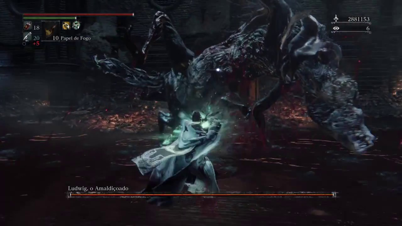 Bloodborne - Bug Ludwig - Morto na primeira fase - YouTube