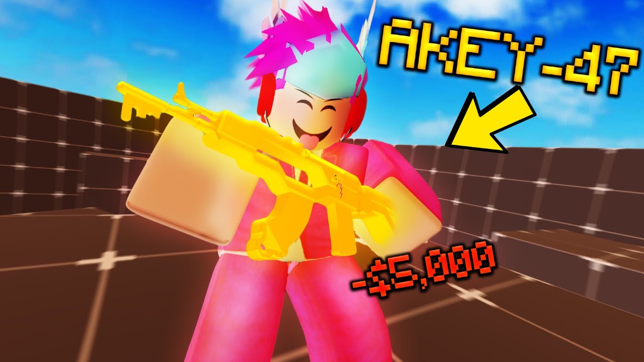 Spending $5,000 To Unlock AKEY-47 in Rivals! - YouTube