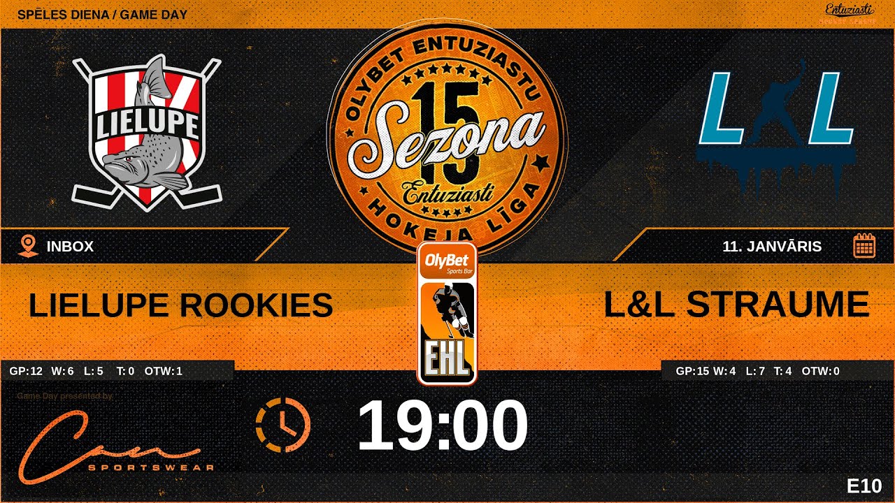 2026 01 11 | LIELUPE ROOKIES (LLR) - L&L STRAUME (LST) | E10 - YouTube